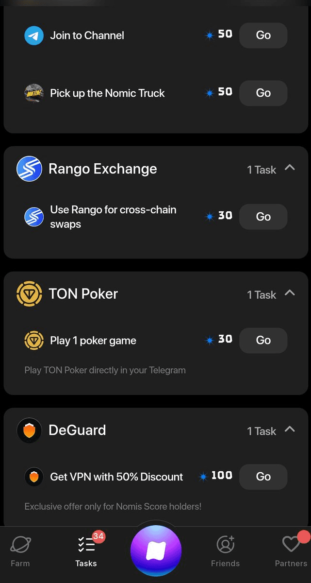Rango Partners with Nomis for Telegram Mini App Integration