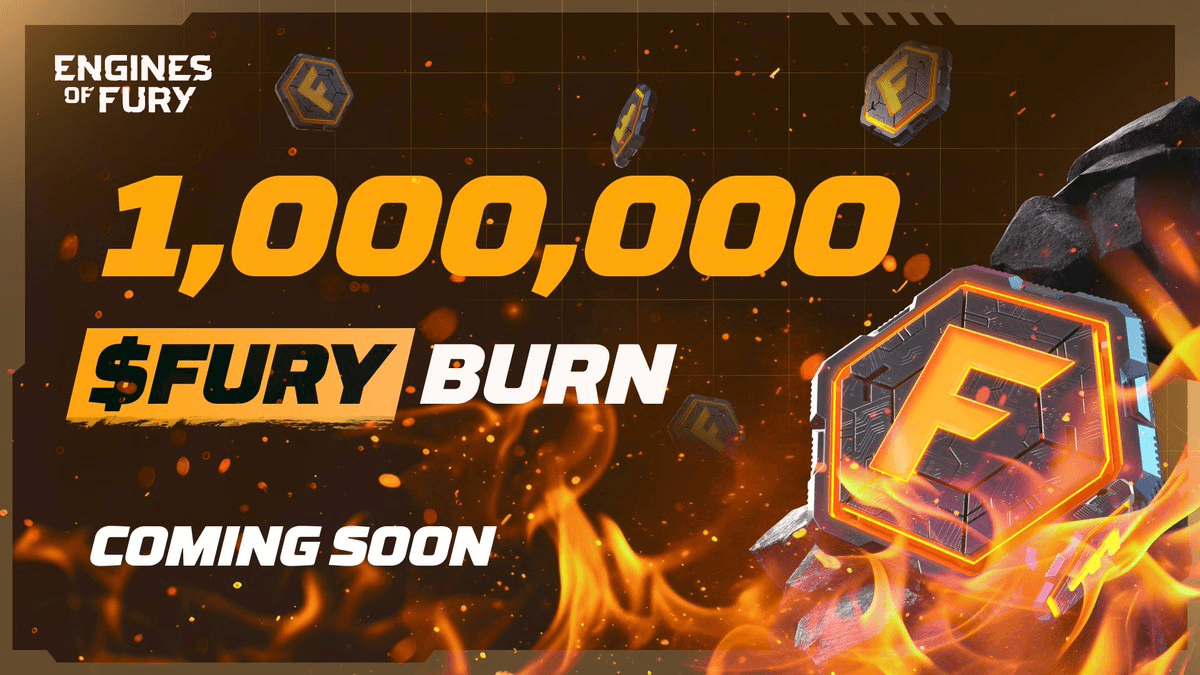 Engines of Fury Announces First Major Token Burn