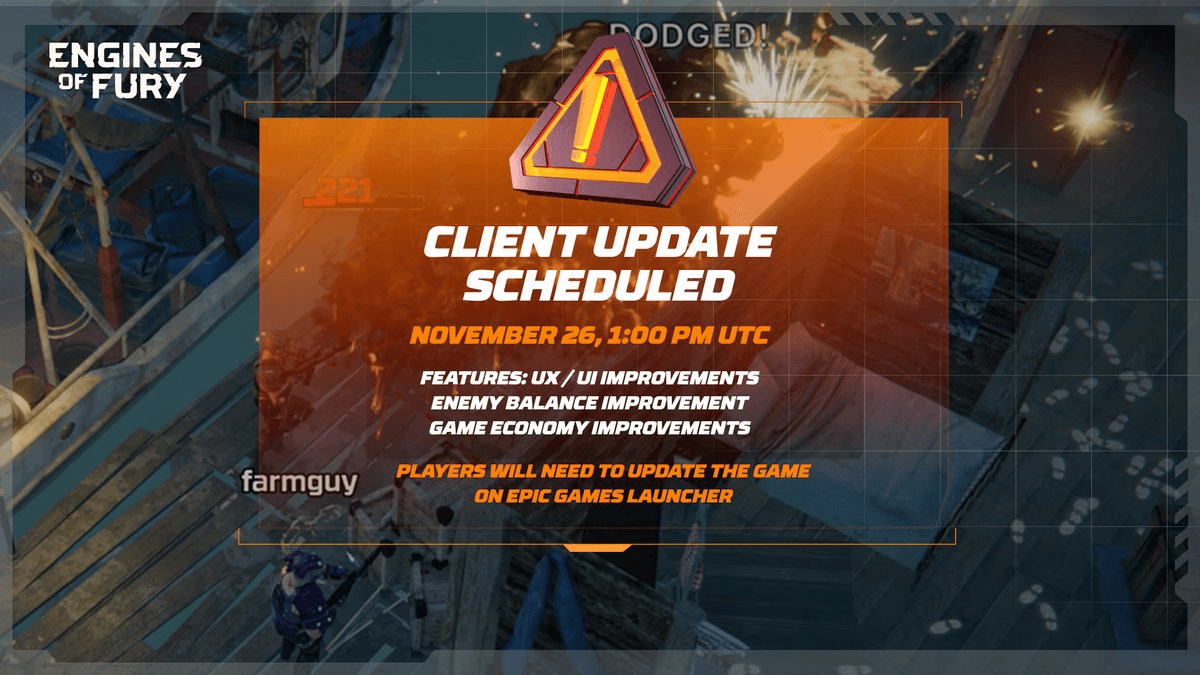 🎮 Engines of Fury Major Update Drops November 26