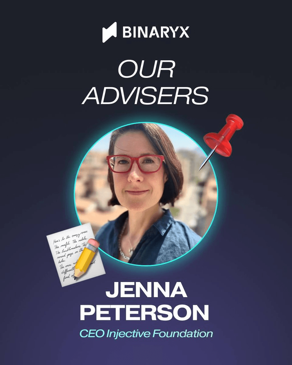 Binaryx Welcomes New Advisor Jenna Peterson