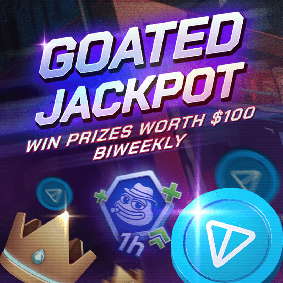 GOAT Gaming Launches Biweekly Jackpot Raffle with TON Prizes