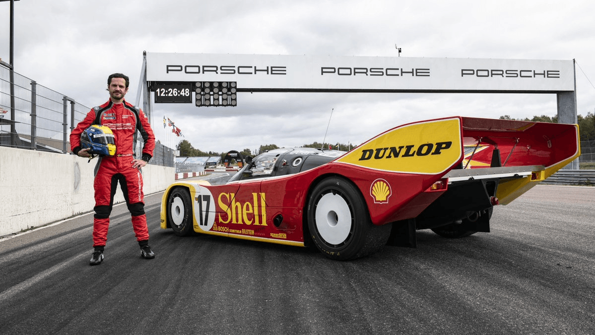 Prince Carl Philip Takes Legendary Porsche 962 C for Track Drive