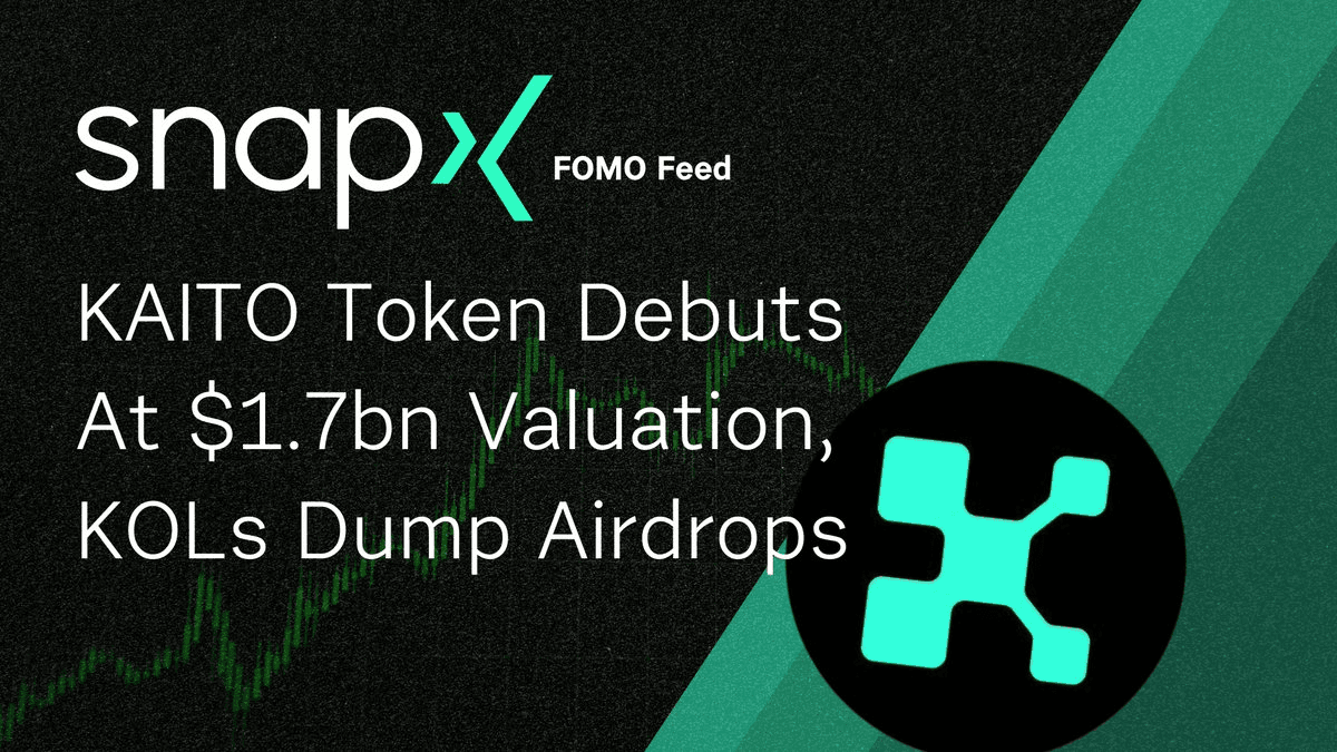 Kaito Token Launch Sparks Controversy Over Influencer-Heavy Distribution