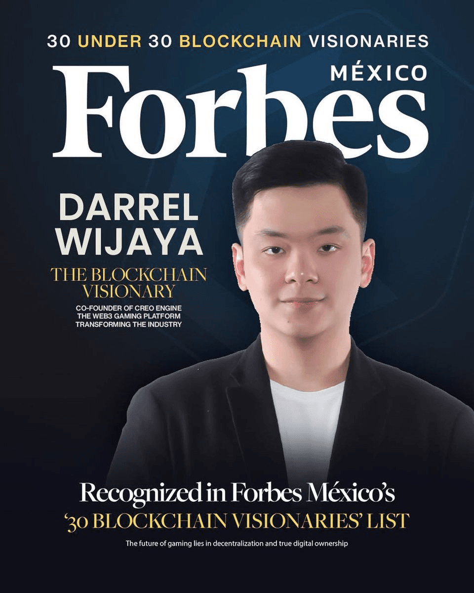 Creo Engine CTO Named Among Forbes 30 Blockchain Visionaries