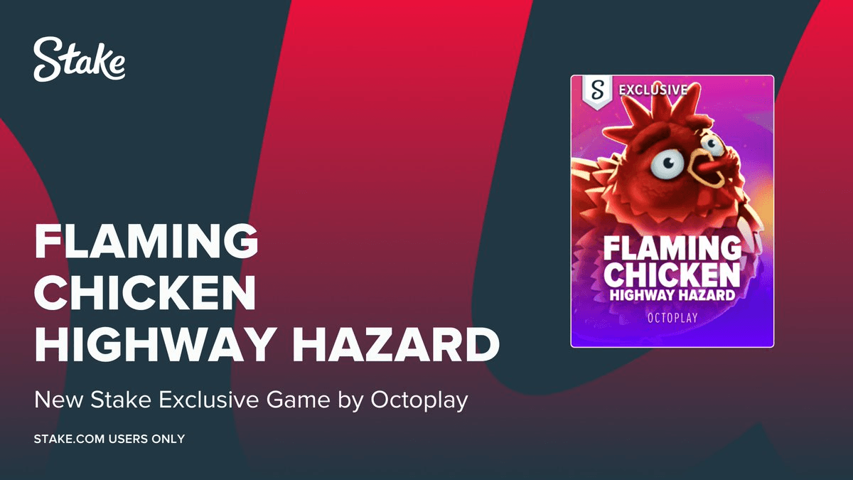 Octoplay's Flaming Chicken: Highway Hazard Launches Exclusively on Stake