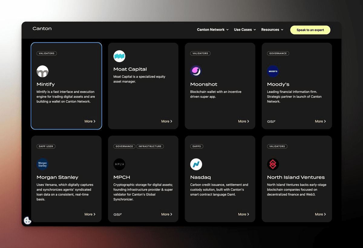 Mintify Strengthens Canton Network Partnership