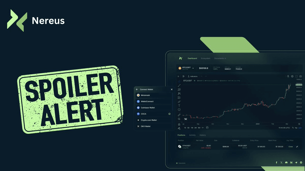 Nereus Finance Teases Major Protocol Update