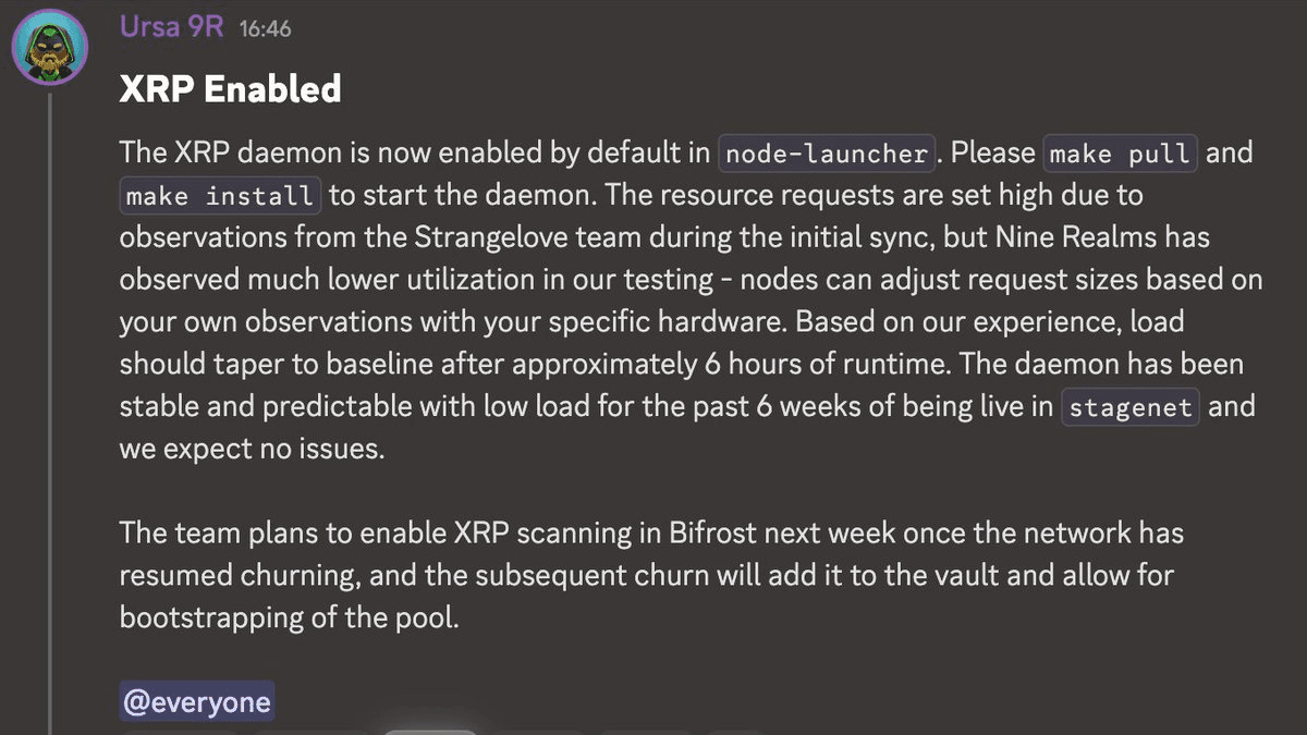 XRP Integration and Scanning Update