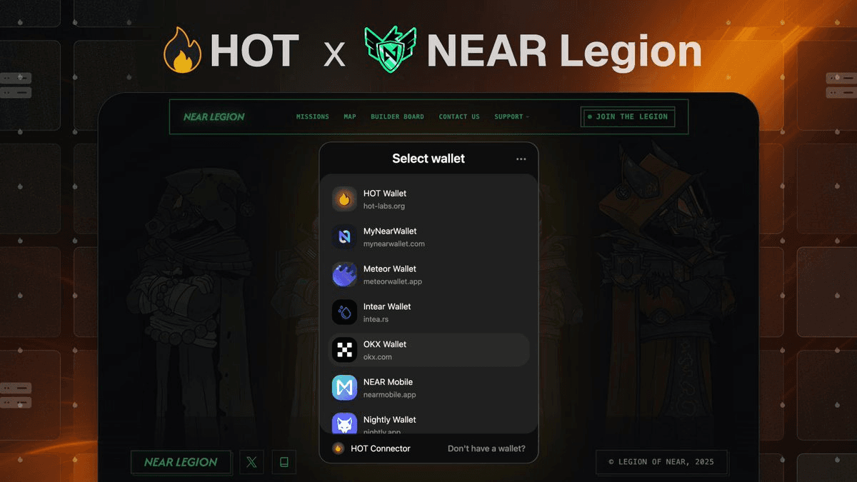 NEAR Blockchain Officially Adopts HOT Connector as Standard Integration ...