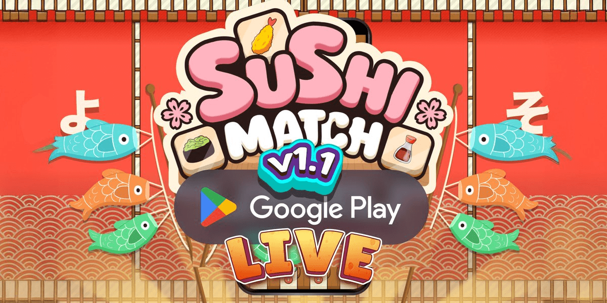 Sushi Match V1.1 Launches on Android with Major Updates