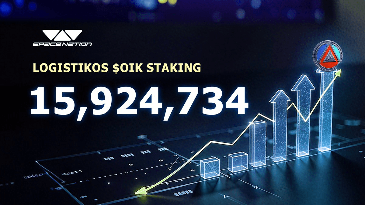 LOGISTIKOS Reaches All-Time High with 15.9M $OIK Tokens Staked