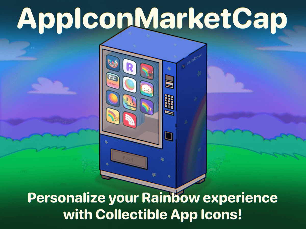 Rainbow Wallet Showcases 11 Collectible NFT App Icons