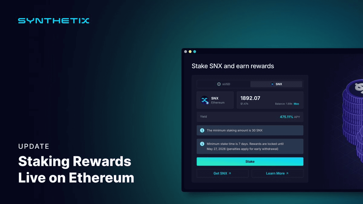 SNX Staking Evolution: High Yields and 5M SNX Rewards Launch
