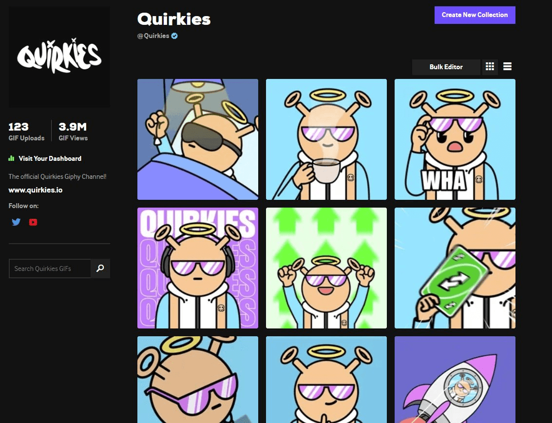 Quirkies Expands GIF Library for Social Media Engagement