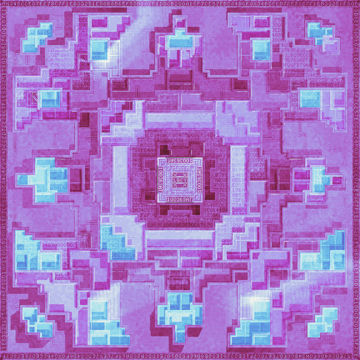 Bitcoin Transaction Turned Into Generative Art With 1 BTC Input