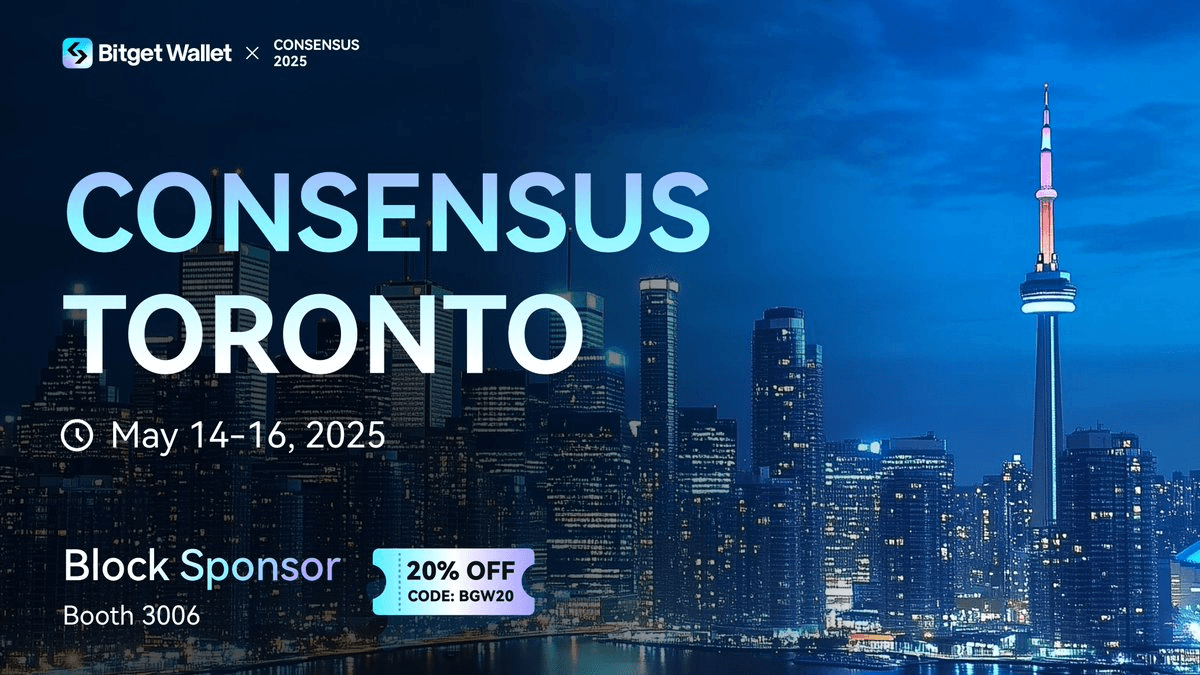 Bitget Wallet Announces Presence at Consensus 2025 in Toronto