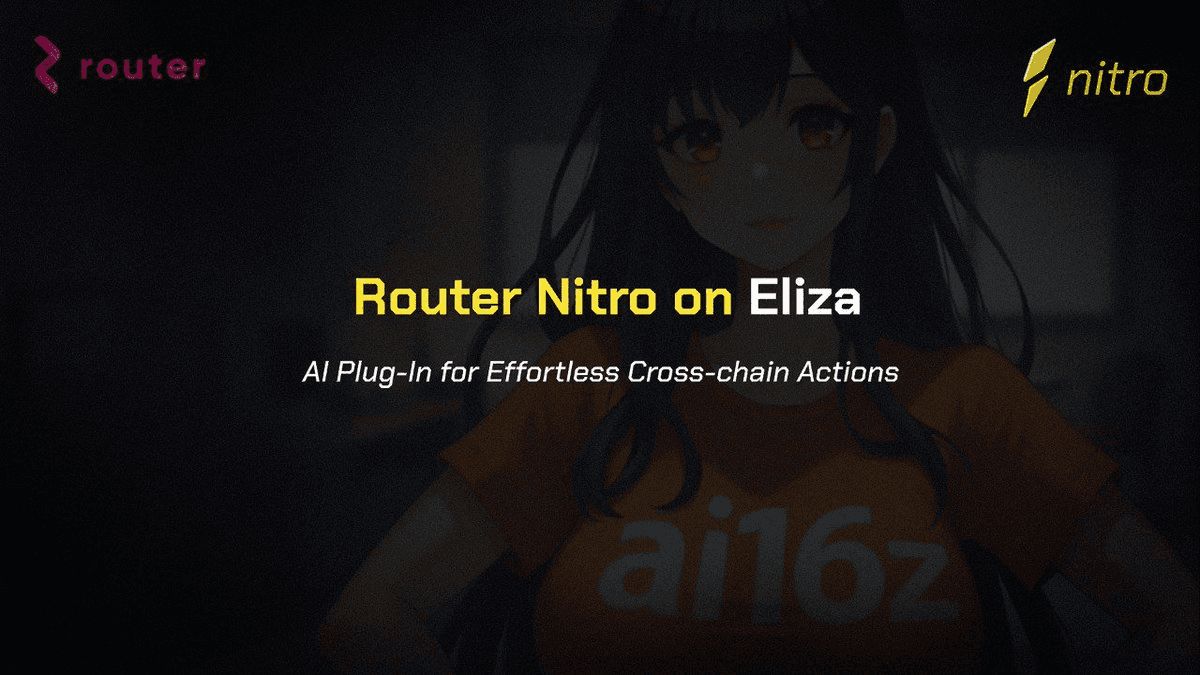 Router Protocol Launches Nitro Plugin for Eliza AI Framework