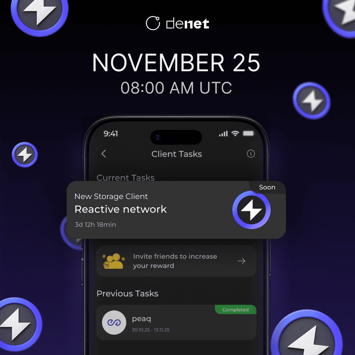 DeNet Watchers Now Earning $REACT Tokens from Reactive Network Partnership