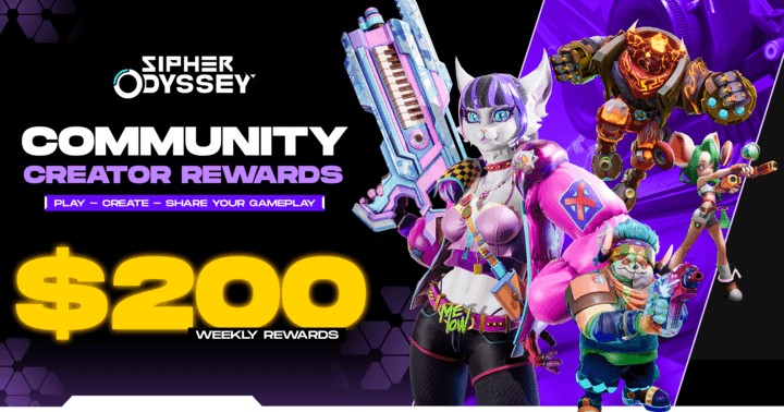 Sipher Creator Rewards Winners Announced
