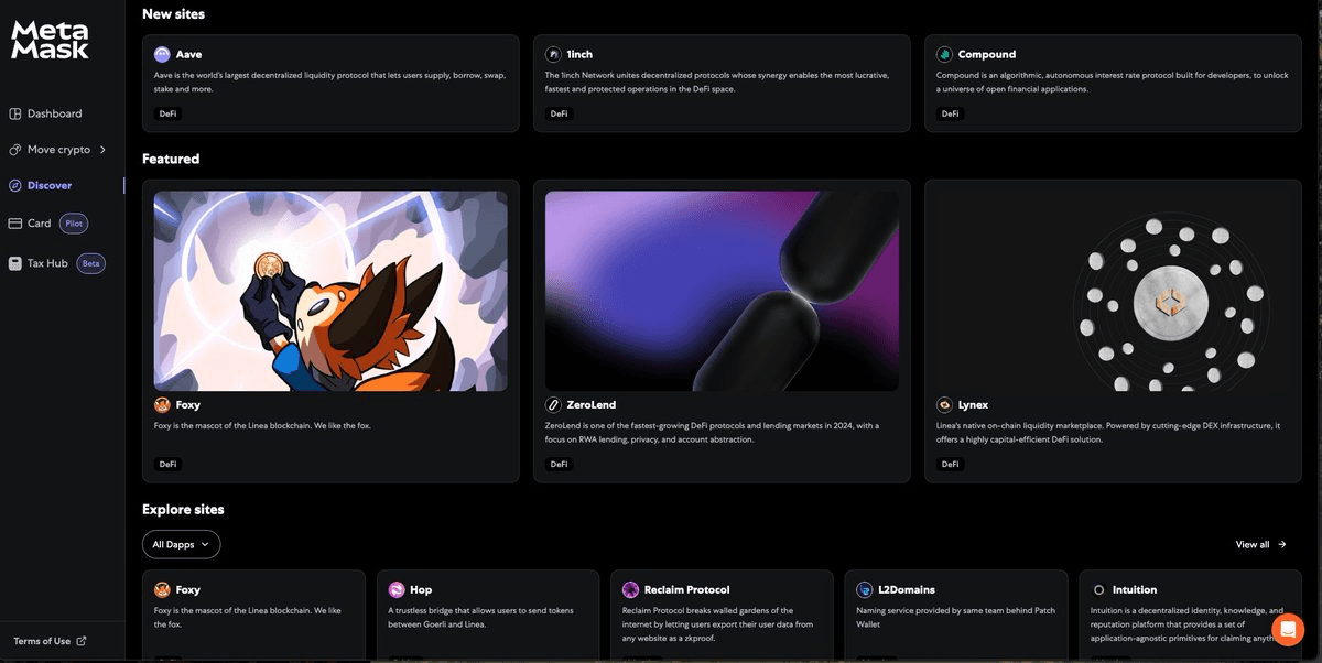 ZeroLend Expands Presence with MetaMask Portfolio Integration