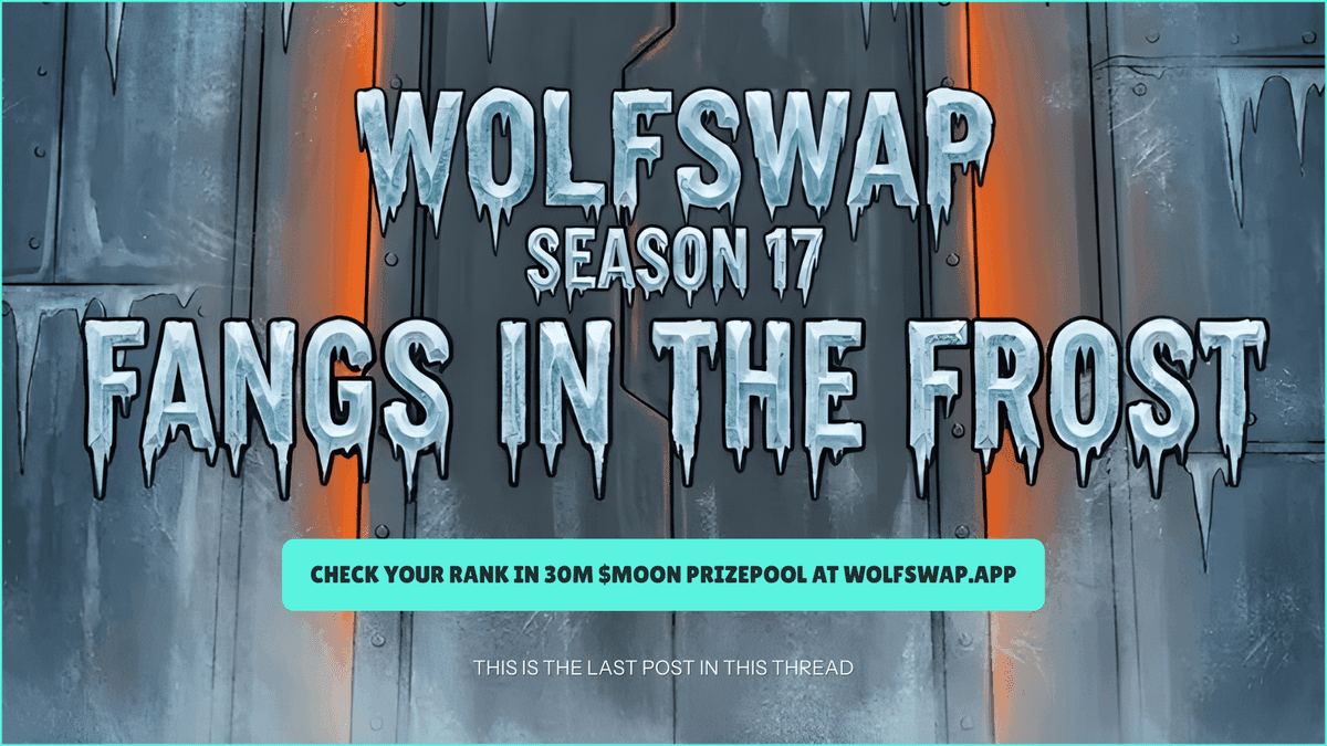 🏆 Final $MOON Prize Pool Season: 30M Tokens Up for Grabs