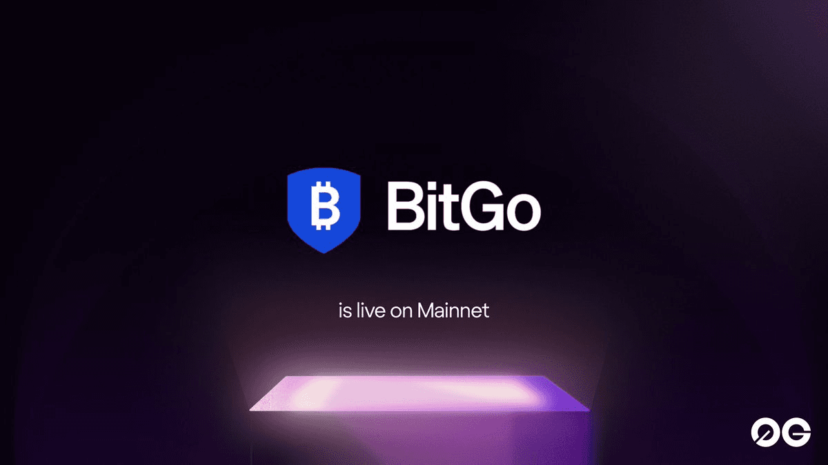 BitGo Launches Custody and Staking Services for 0G AI Blockchain