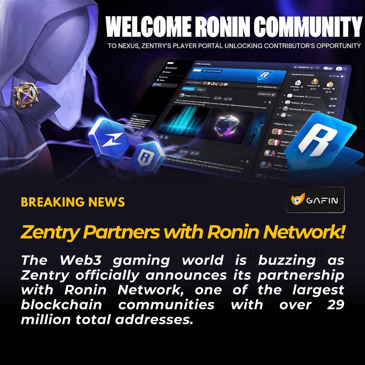 Zentry Partners with Ronin Network to Expand Gaming Ecosystem