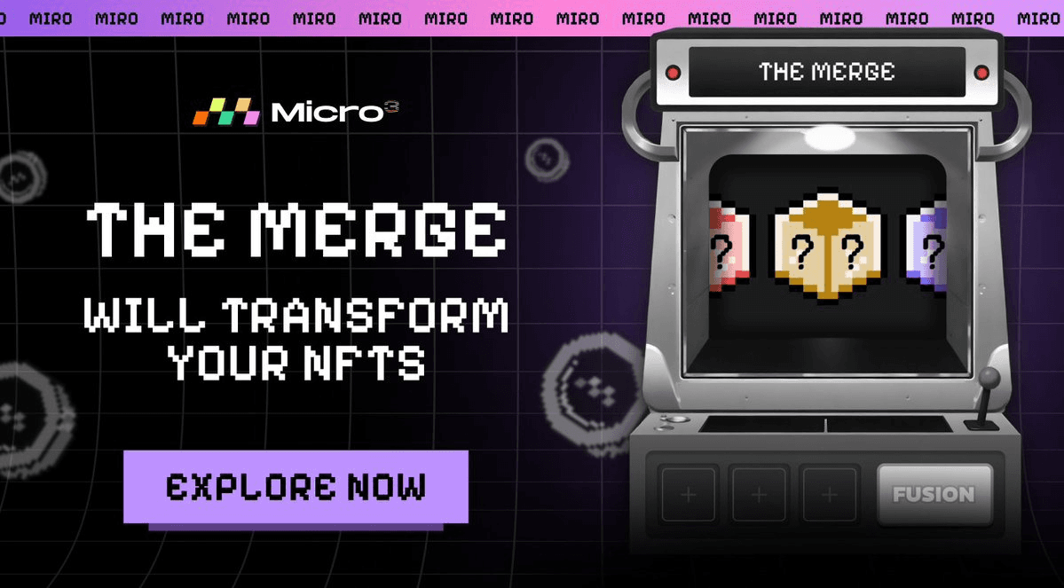 Micro3 Launches NFT Merging and Mutation Feature