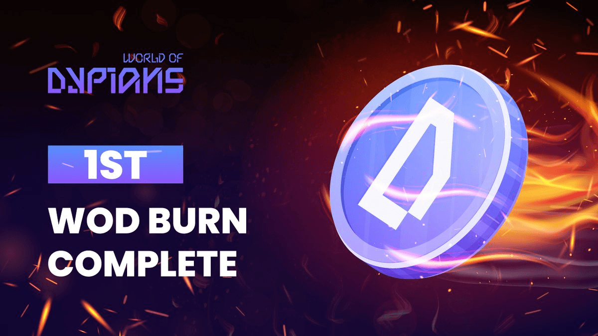 First WOD Token Burn Completed: 245,039 Tokens Permanently Removed