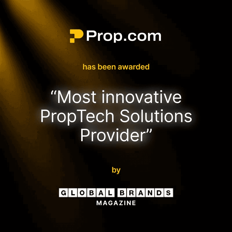PropGlobal Wins Most Innovative PropTech Solutions Provider Award