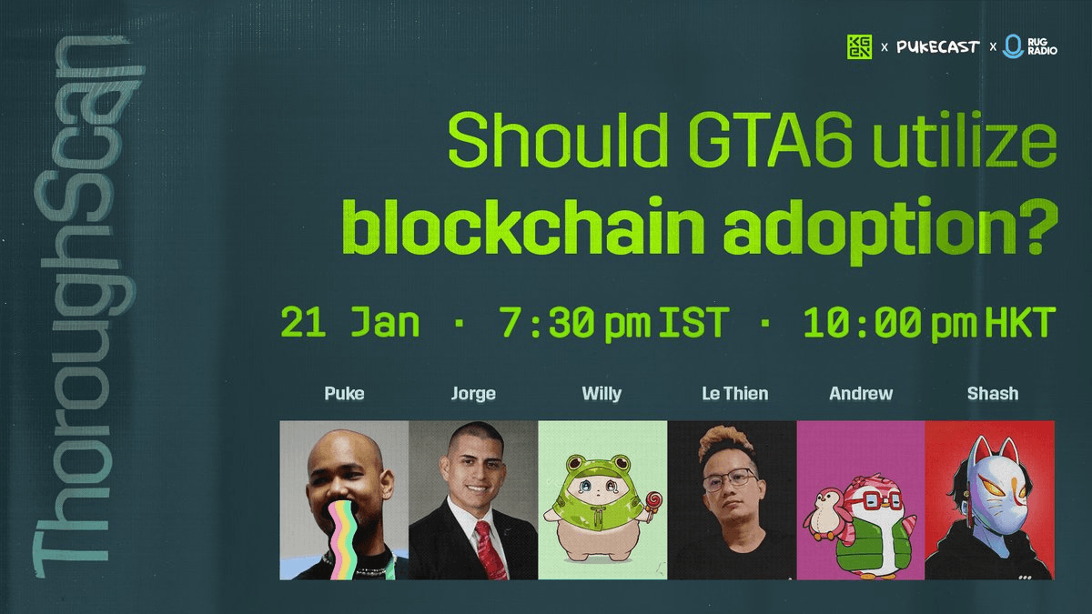 GTA 6 Web3 Integration Panel Discussion Announcement