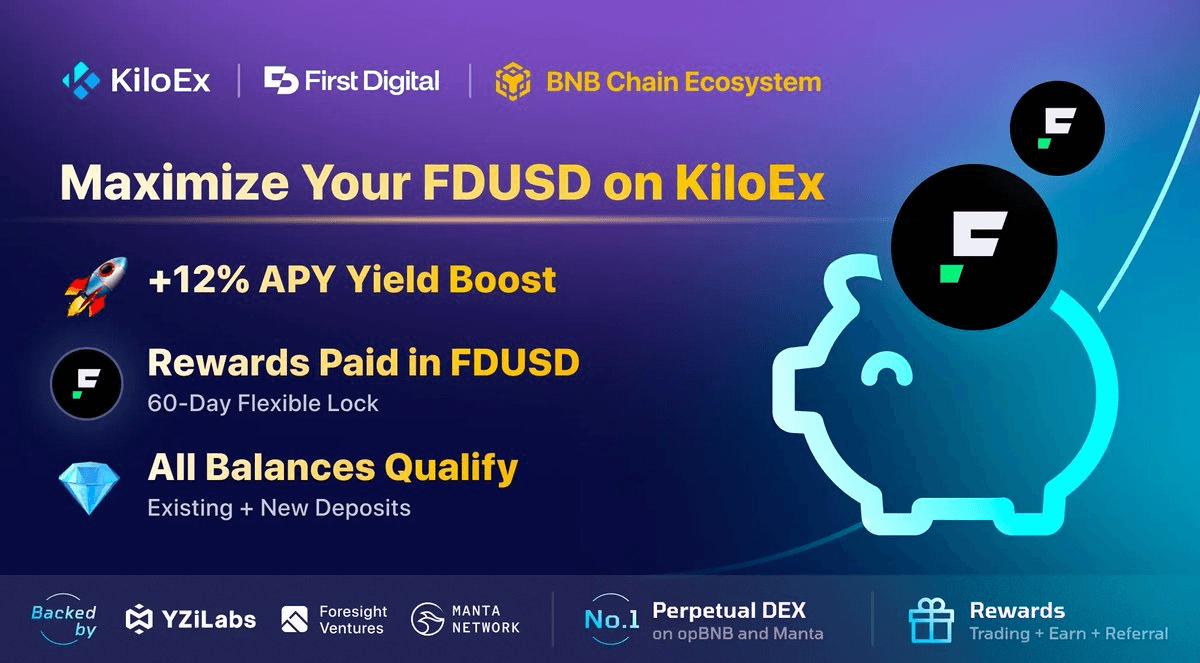 KiloEx Launches FDUSD Yield Boost Campaign
