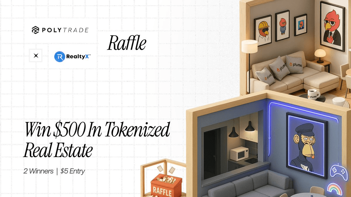 Polytrade Partners Launch $250 Tokenized Real Estate Raffle