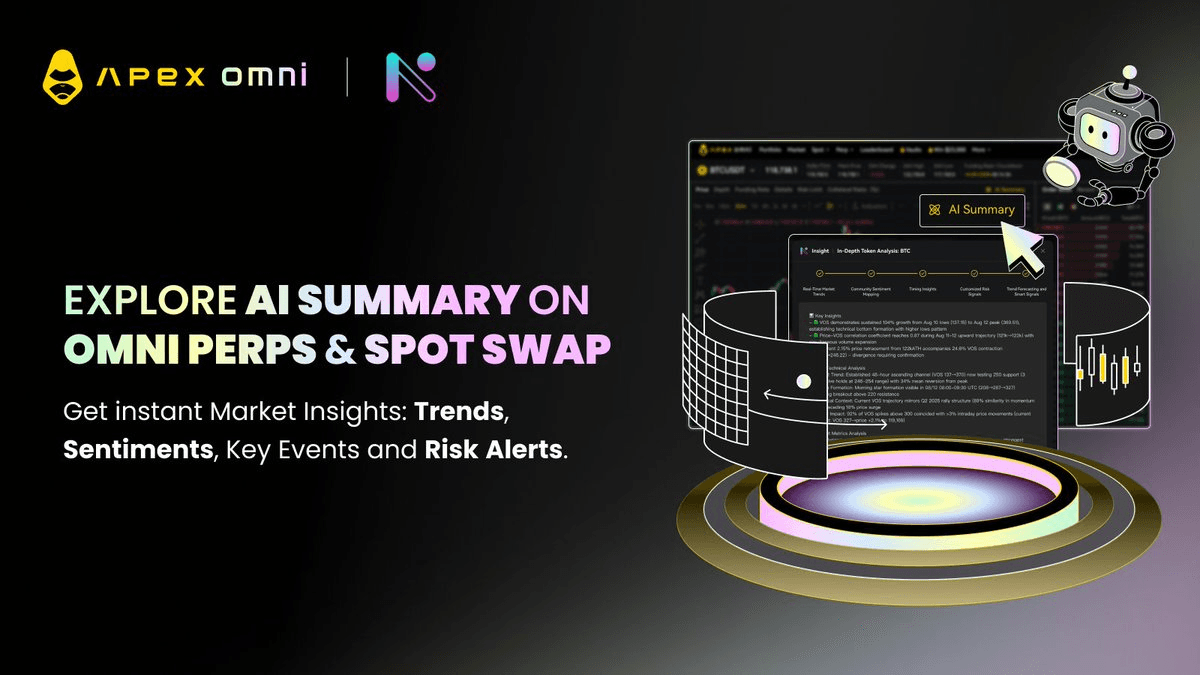 ApeX Omni Launches AI Market Summary Feature
