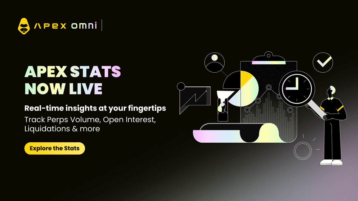 ApeX Omni Launches New Stats Page for Real-Time Platform Metrics