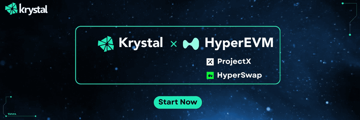Krystal Launches on Hyperliquid EVM