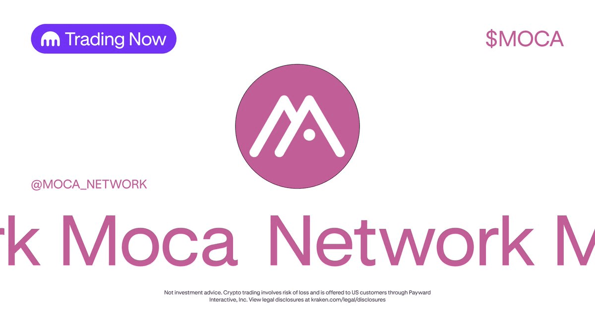 MOCA Token Now Trading on Kraken Exchange