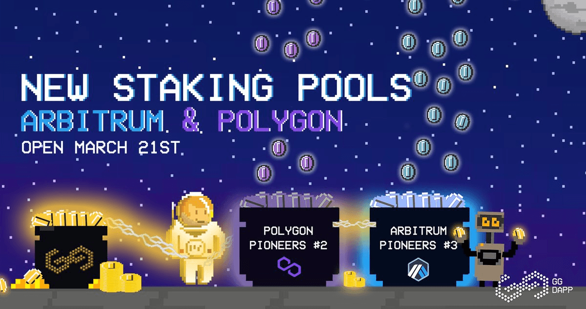 New Staking Pools Launch on Polygon and Arbitrum
