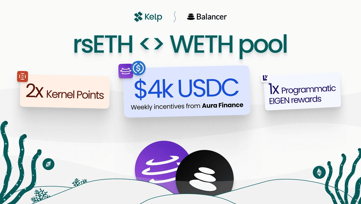 Balancer's rsETH-WETH Pool Launches with Multiple Incentives