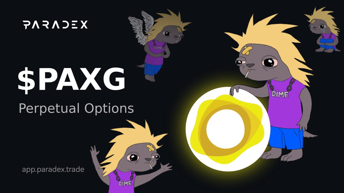 Paradex Launches PAXG Perpetual Options Trading