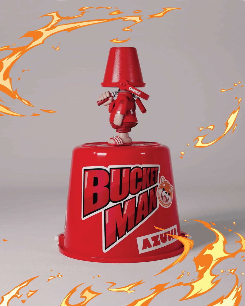 Azuki Launches Exclusive PBT-Enabled Bucket Man Red Edition Figurine