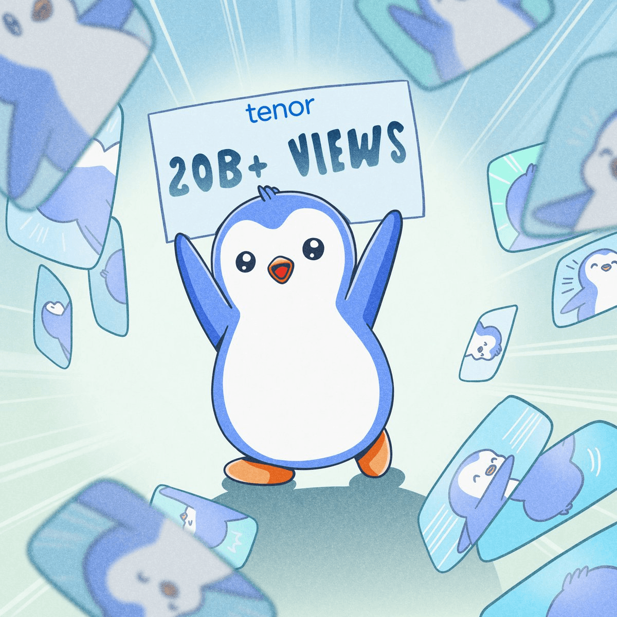 Pudgy Penguins Achieves 20B+ Views Milestone on Multiple GIF Platforms
