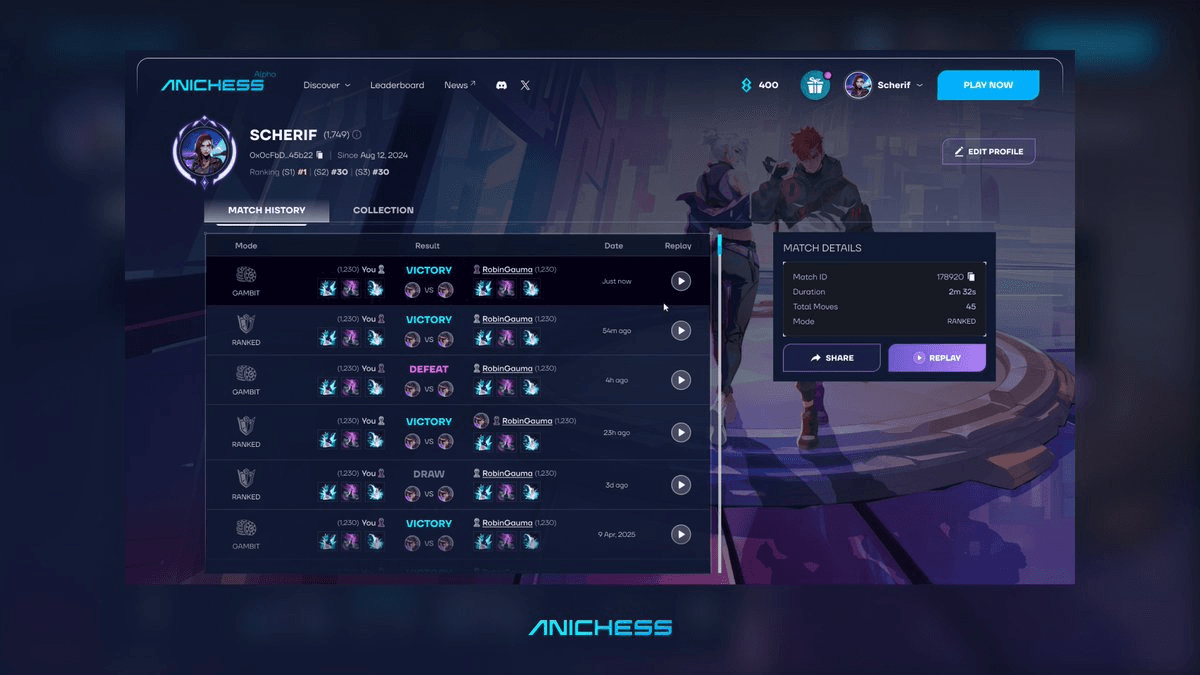 Match Replays Now Live on Player Profiles