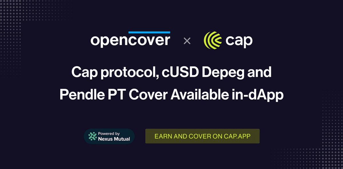 OpenCover Integrates Direct Protection for Cap Money Positions