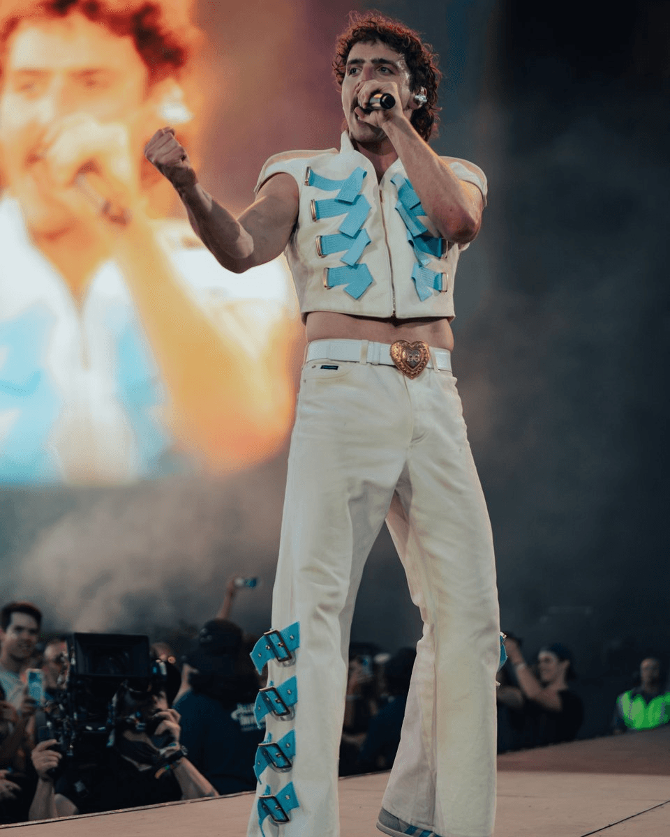 Benson Boone Performs at Coachella in Custom Dolce&Gabbana