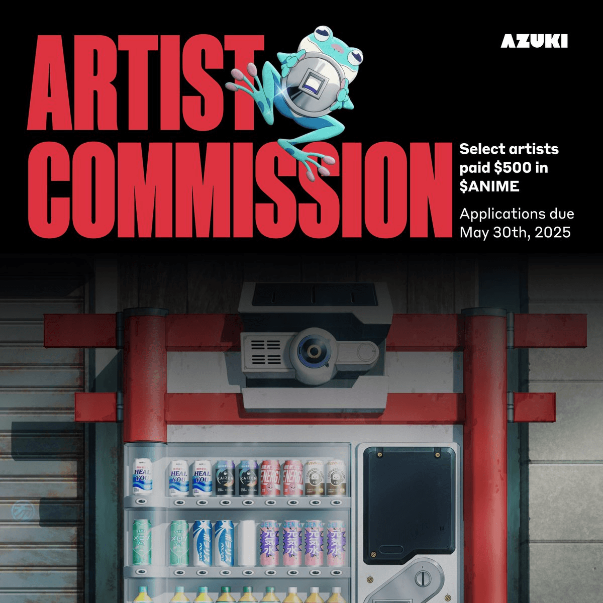 Azuki Seeks Anime Artists for Tokyo Drink Launch