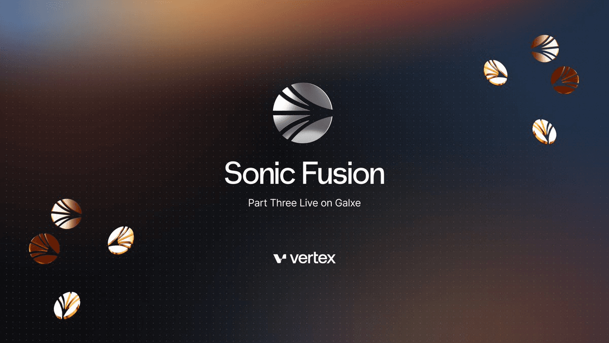 Sonic Fusion Part 3 Launches on Vertex