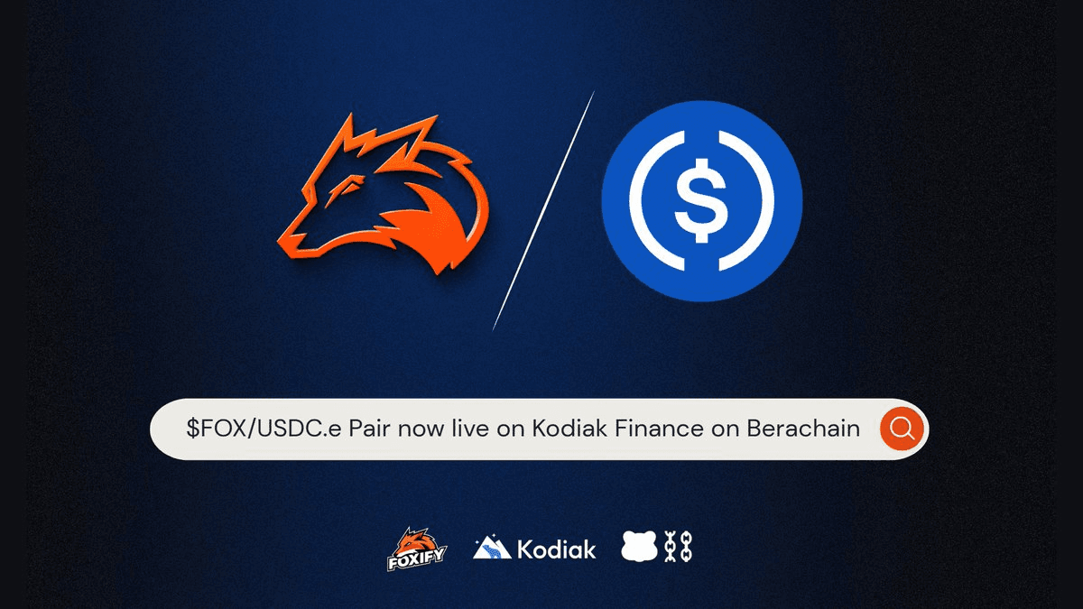 🐻 FOX Token Launches on Berachain