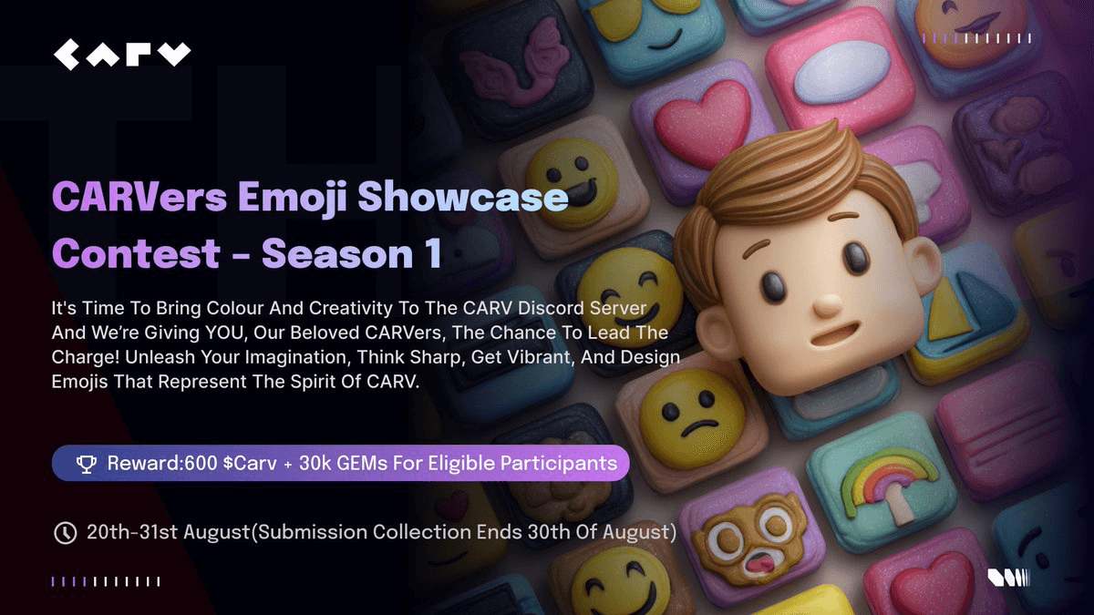 CARV Launches Emoji Design Contest
