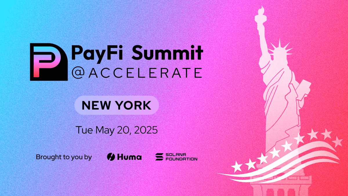 PayFi Summit Coming to NYC During Solana Conference